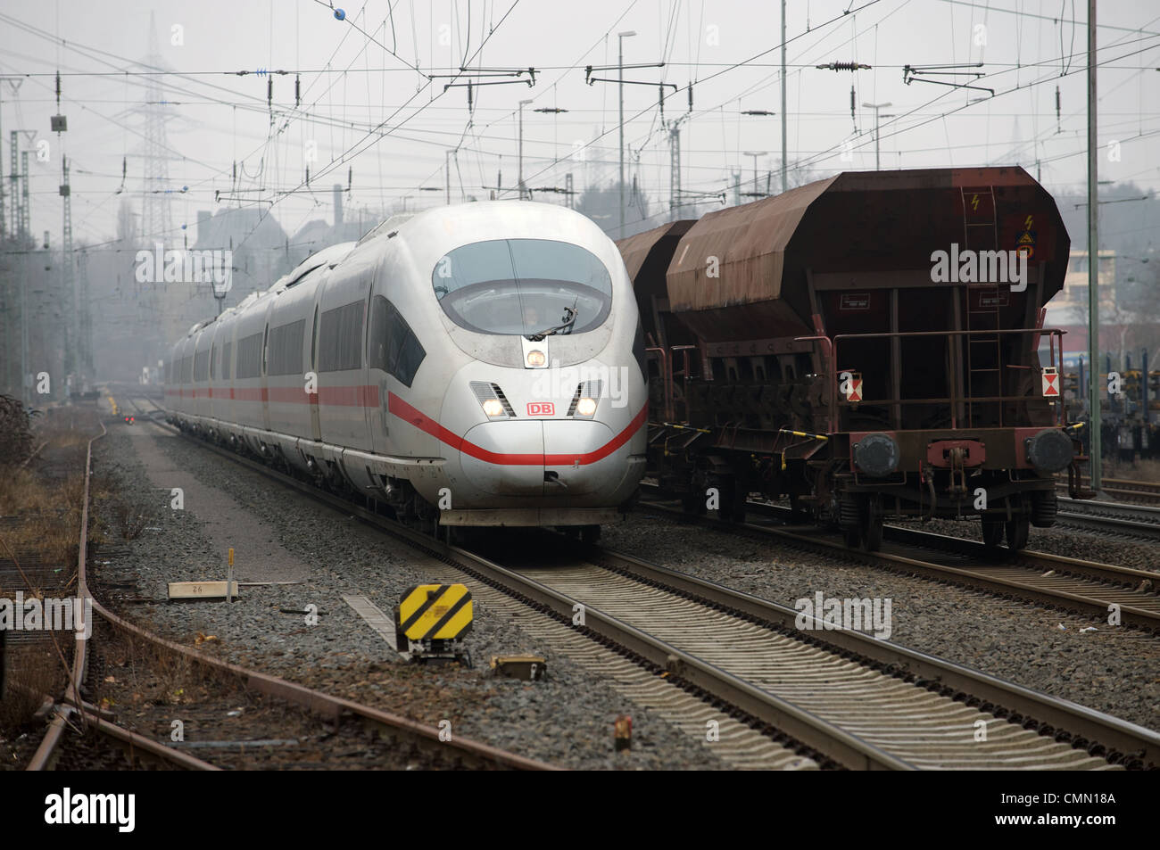 Chemins de fer allemands train express Banque de photographies et d ...
