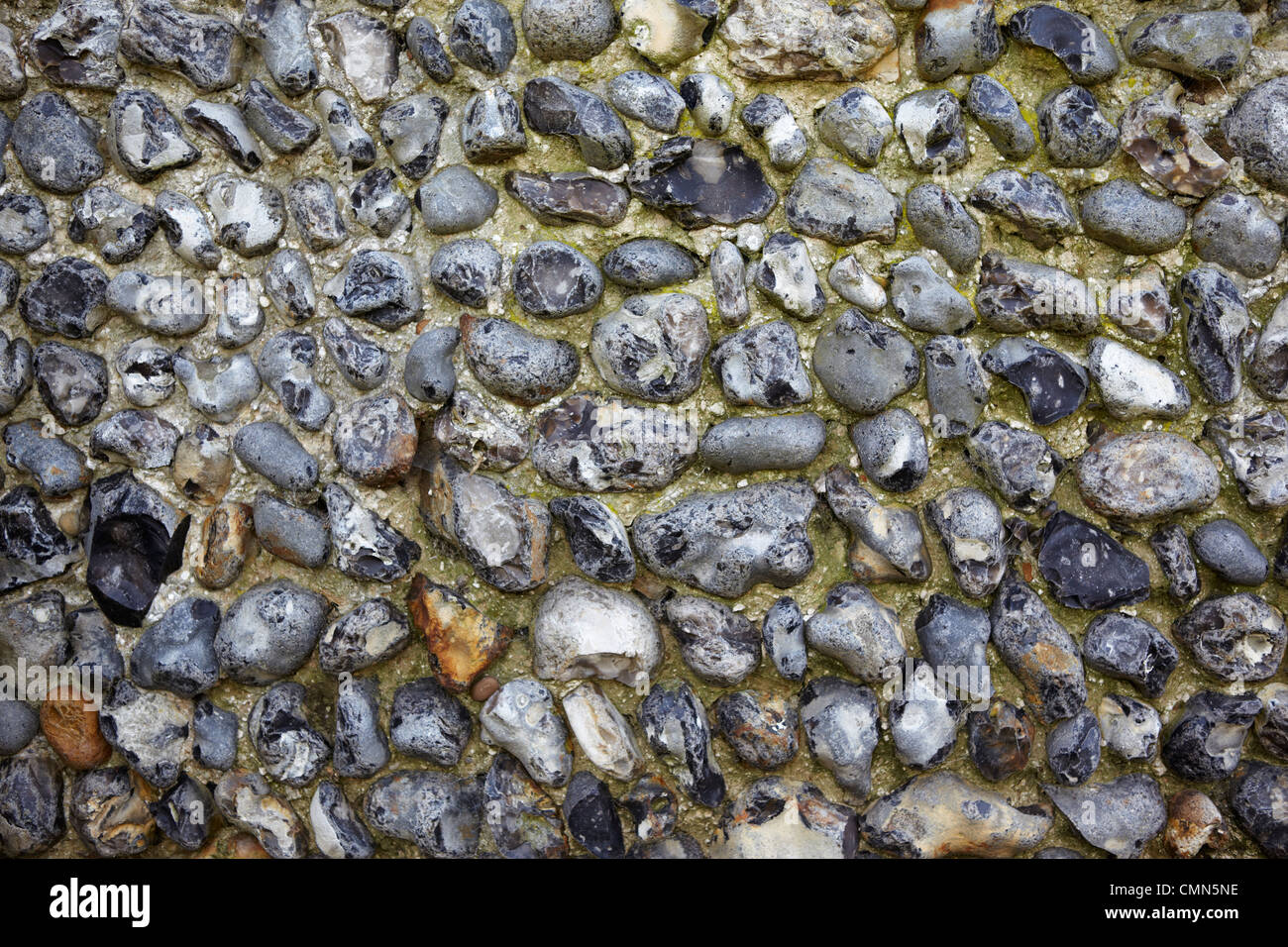 Texture de mur en pierre et silex Banque de photographies et d’images à ...