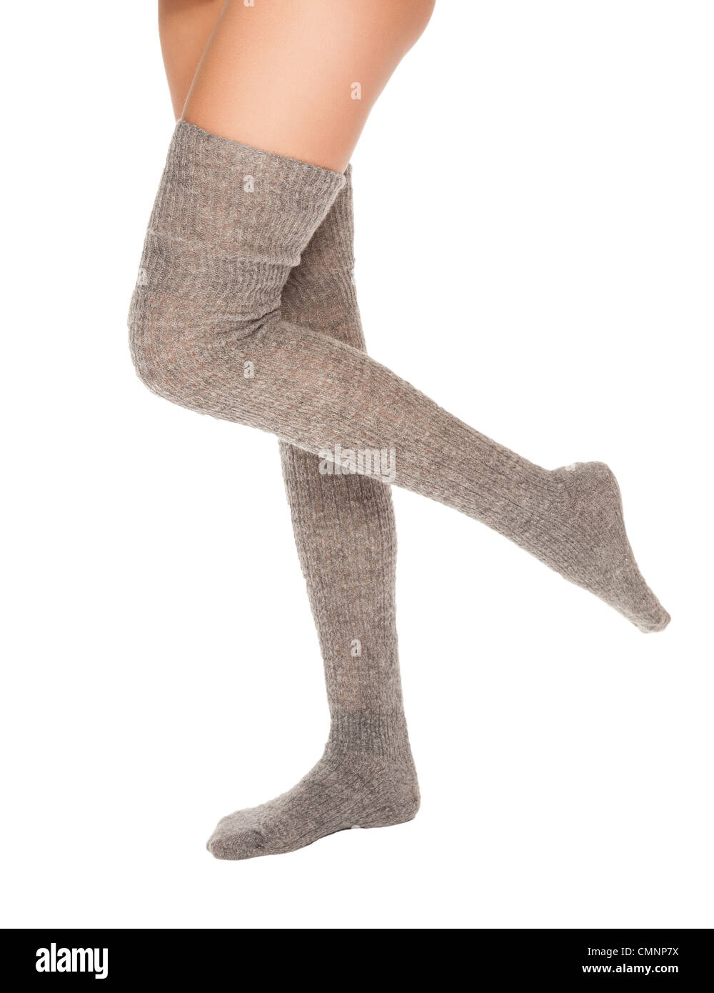 Woman feet stockings Banque de photographies et d’images à haute ...