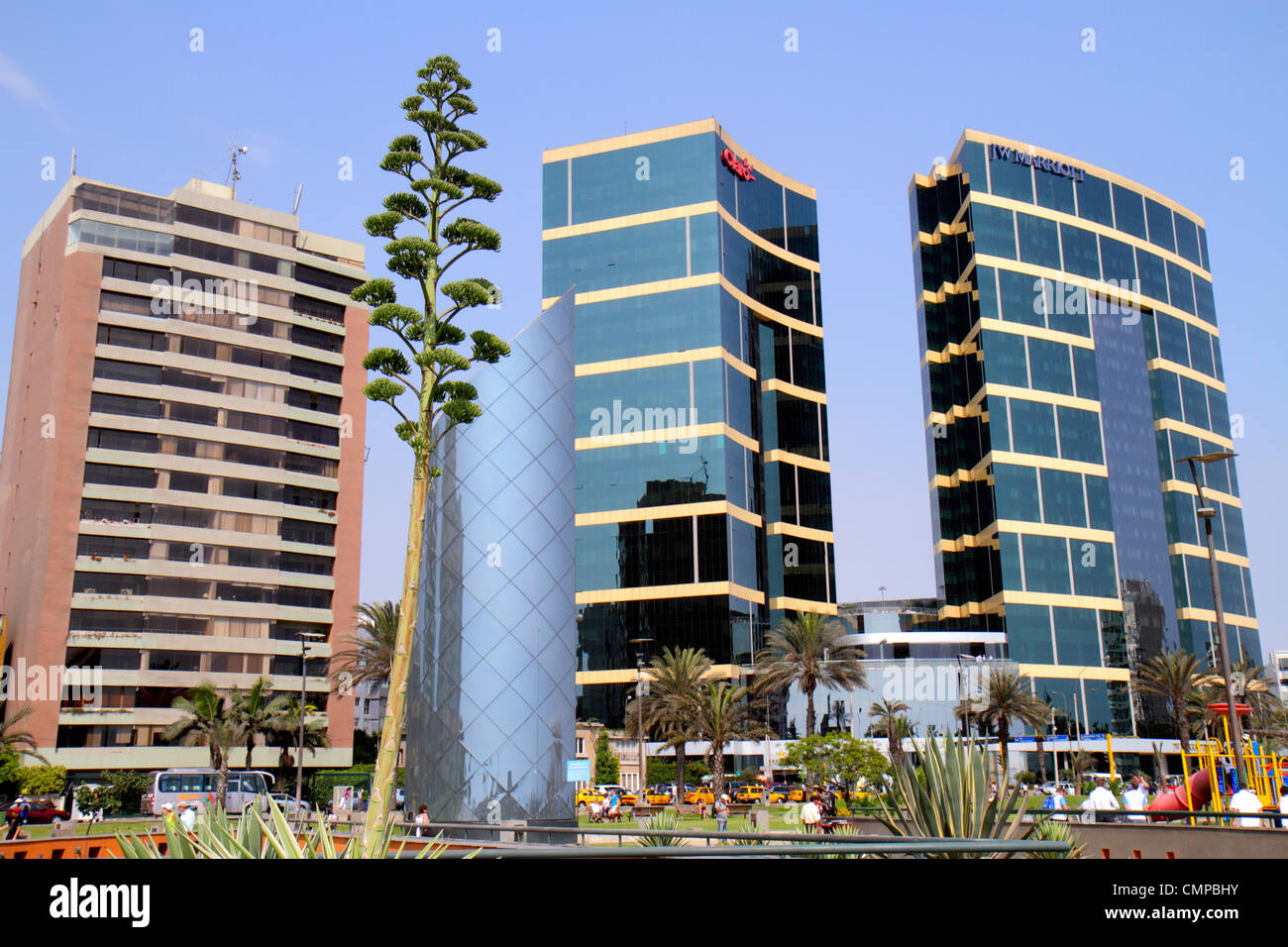 Lima Peru,Miraflores,Malecon de la Reserva,Parque Salazar,parc urbain ...