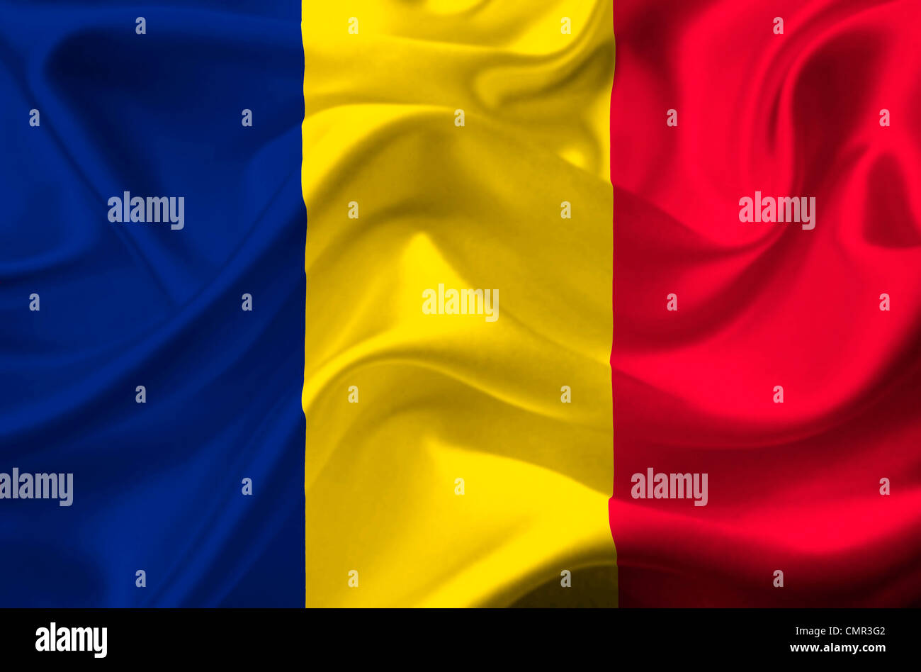 Chad flag Banque de photographies et d’images à haute résolution - Alamy