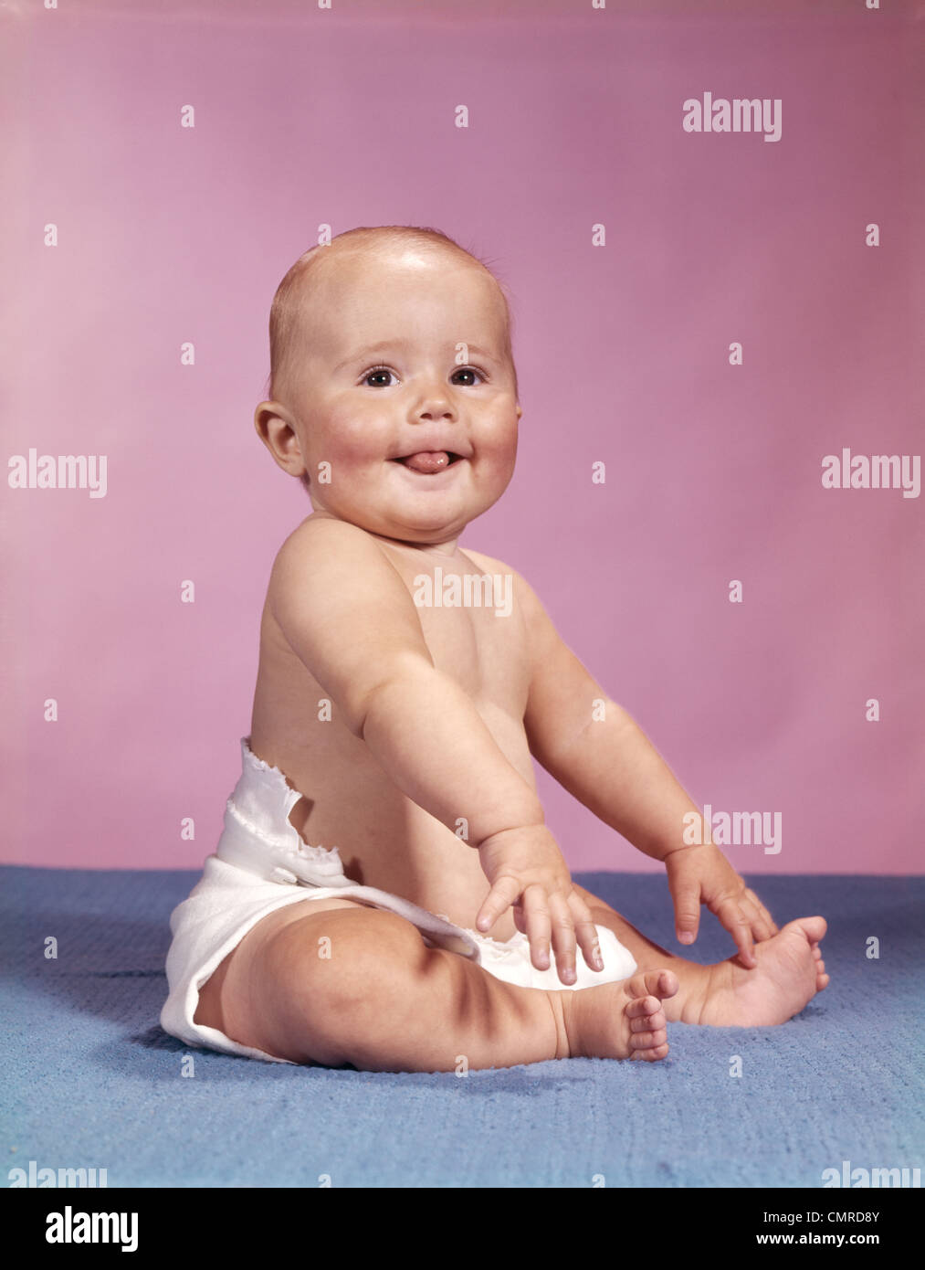 1960s portrait smiling happy baby Banque de photographies et d’images à ...