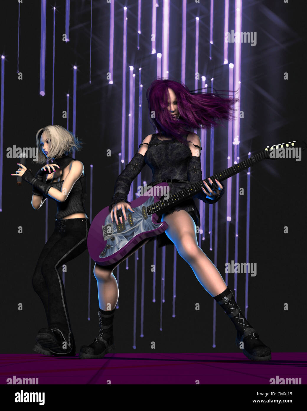 Goth band Banque de photographies et d’images à haute résolution - Alamy