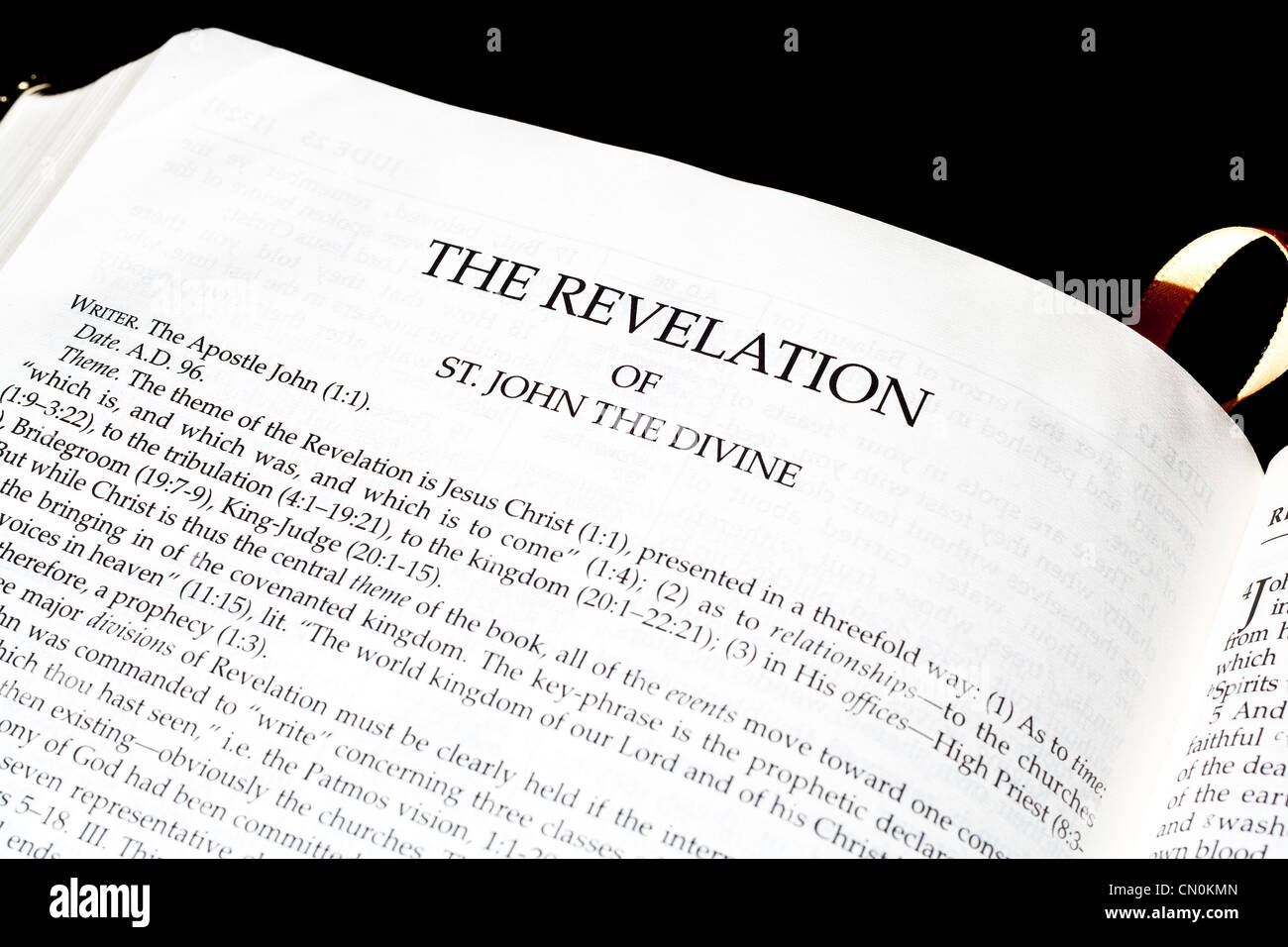 Book of revelation Banque de photographies et d’images à haute ...