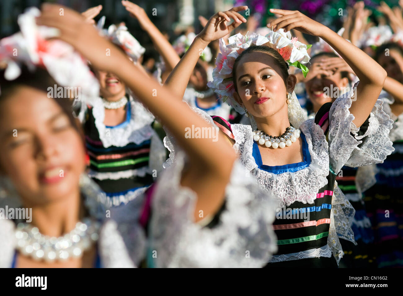 Pit senor parade, sinulog festival, Cebu, Philippines Photo Stock - Alamy