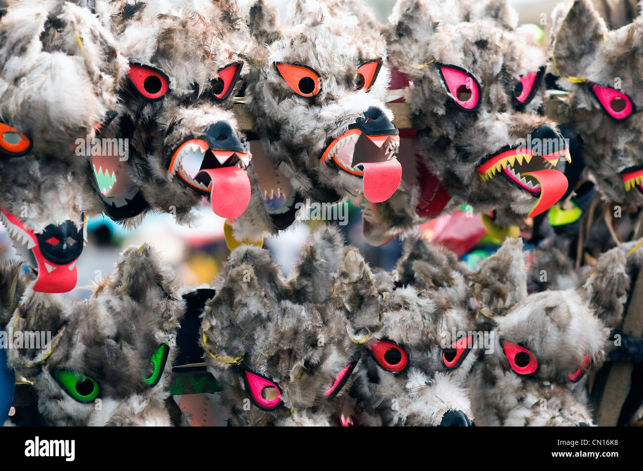 Masques sinulog en vente, sinulog festival, Cebu, Philippines Photo ...