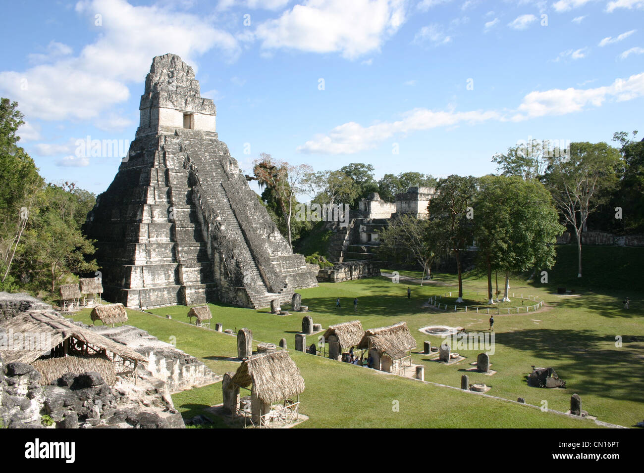 La Ruta Maya ; temples mayas dans la jungle de Tikal Guatemala.Amérique ...