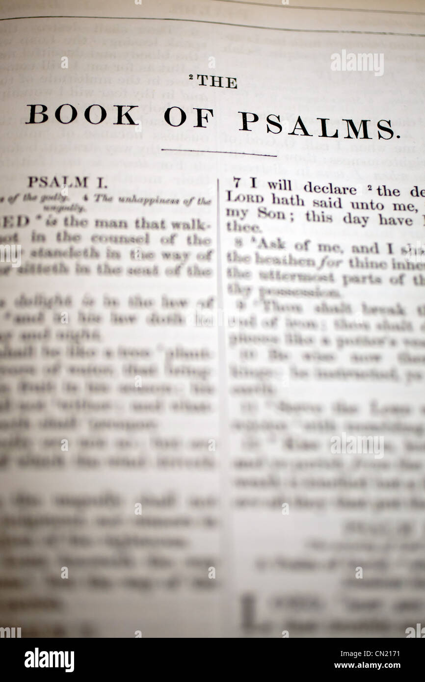 Livre des psaumes Banque de photographies et d’images à haute ...