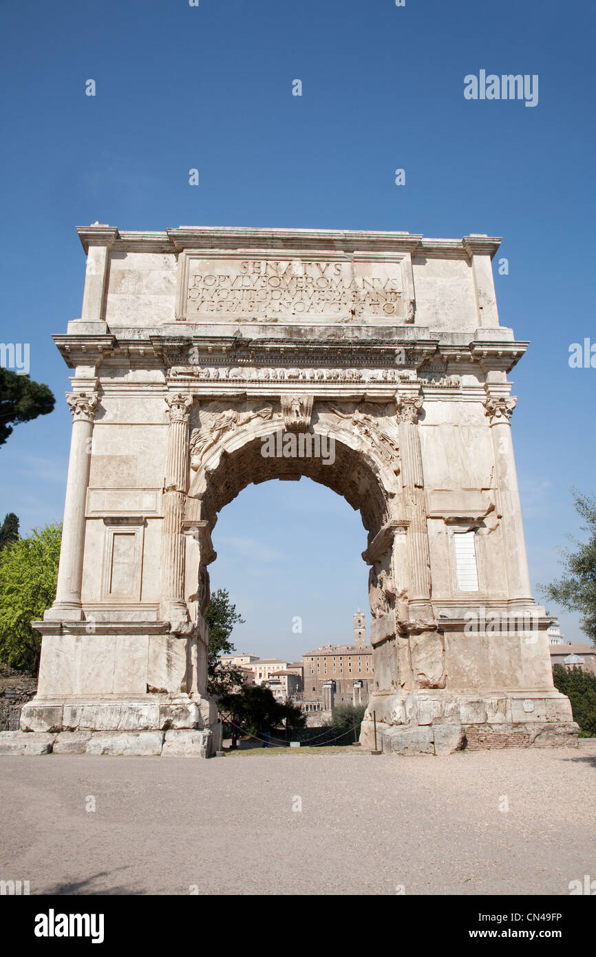 Arc de titus détail Banque de photographies et d’images à haute ...
