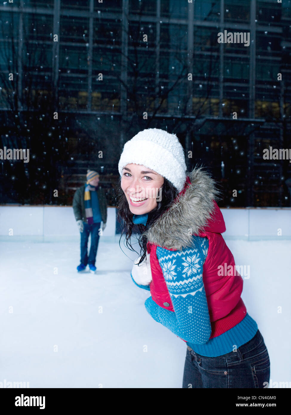 Patiner sur la glace Banque de photographies et d’images à haute ...