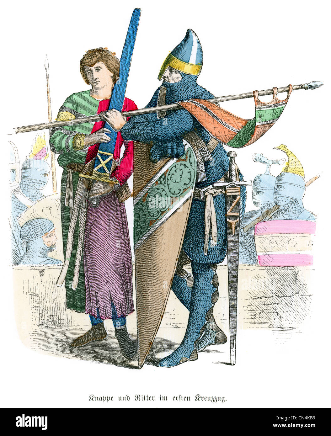 Tiree De L'histoire Des Croisades Banque d'image et photos - Alamy