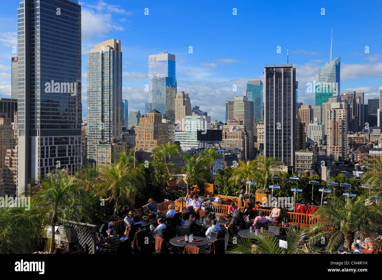 United States, New York, Manhattan, Midtown, le Terrace Cafe 230 sur la ...