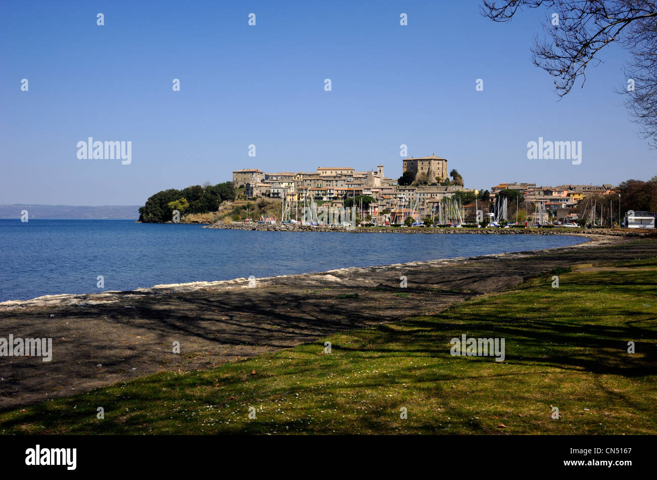 Italie, Latium, lac de Bolsena, Capodimonte Photo Stock - Alamy
