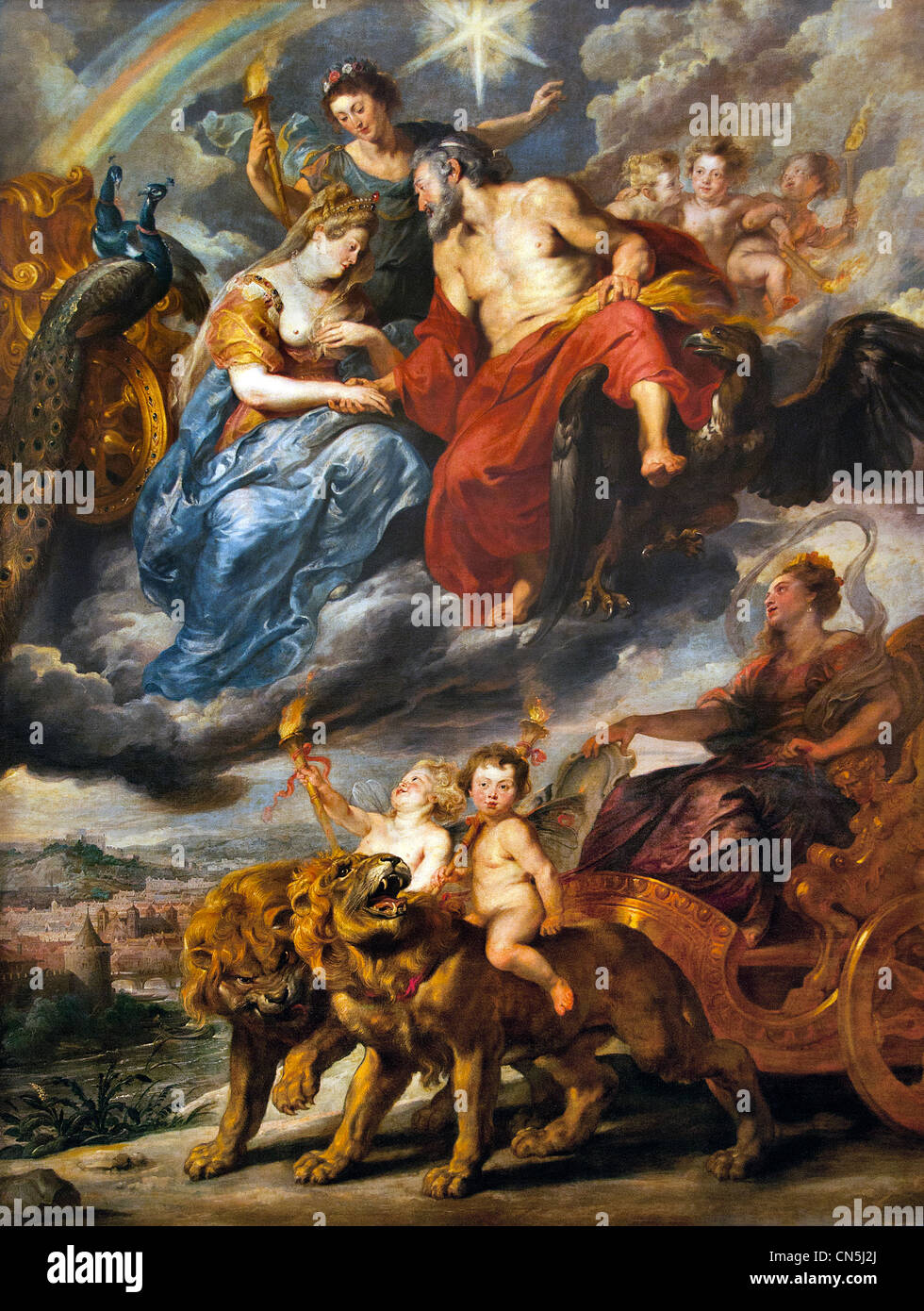 La rencontre de Marie de Médicis et Henri IV à Lyon - le Cycle de Marie ...