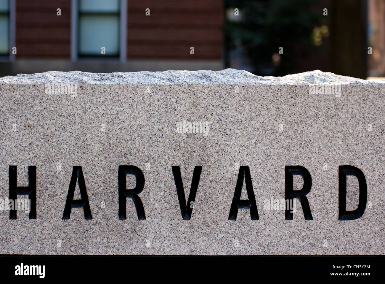 Harvard university campus sign Banque de photographies et d’images à ...