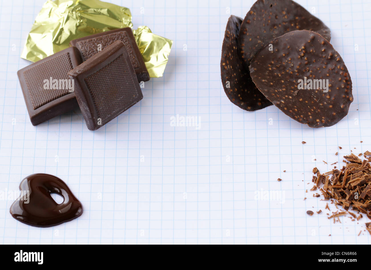 Types De Chocolat Banque d'image et photos - Alamy