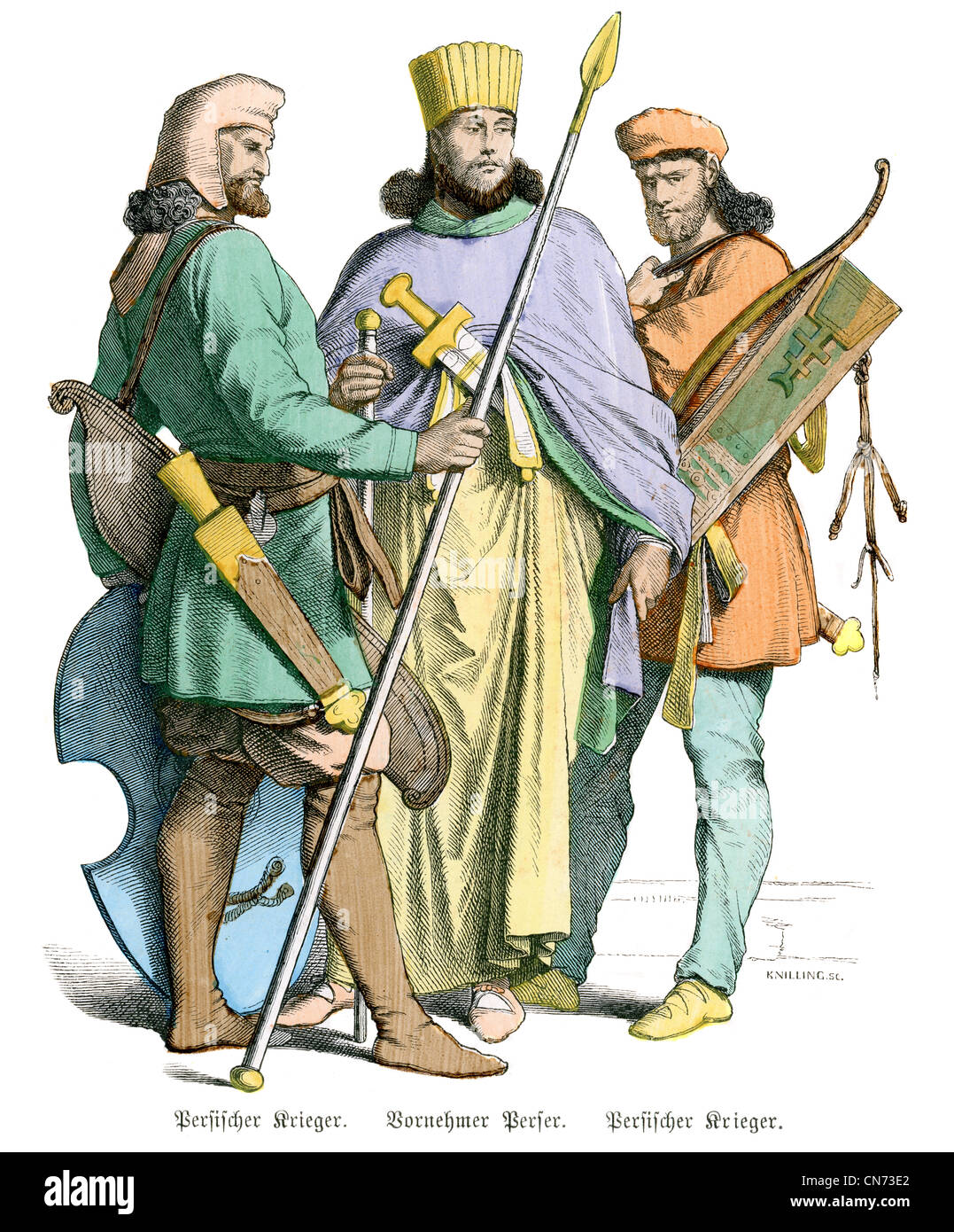 Militaire perse Banque d'images détourées - Alamy