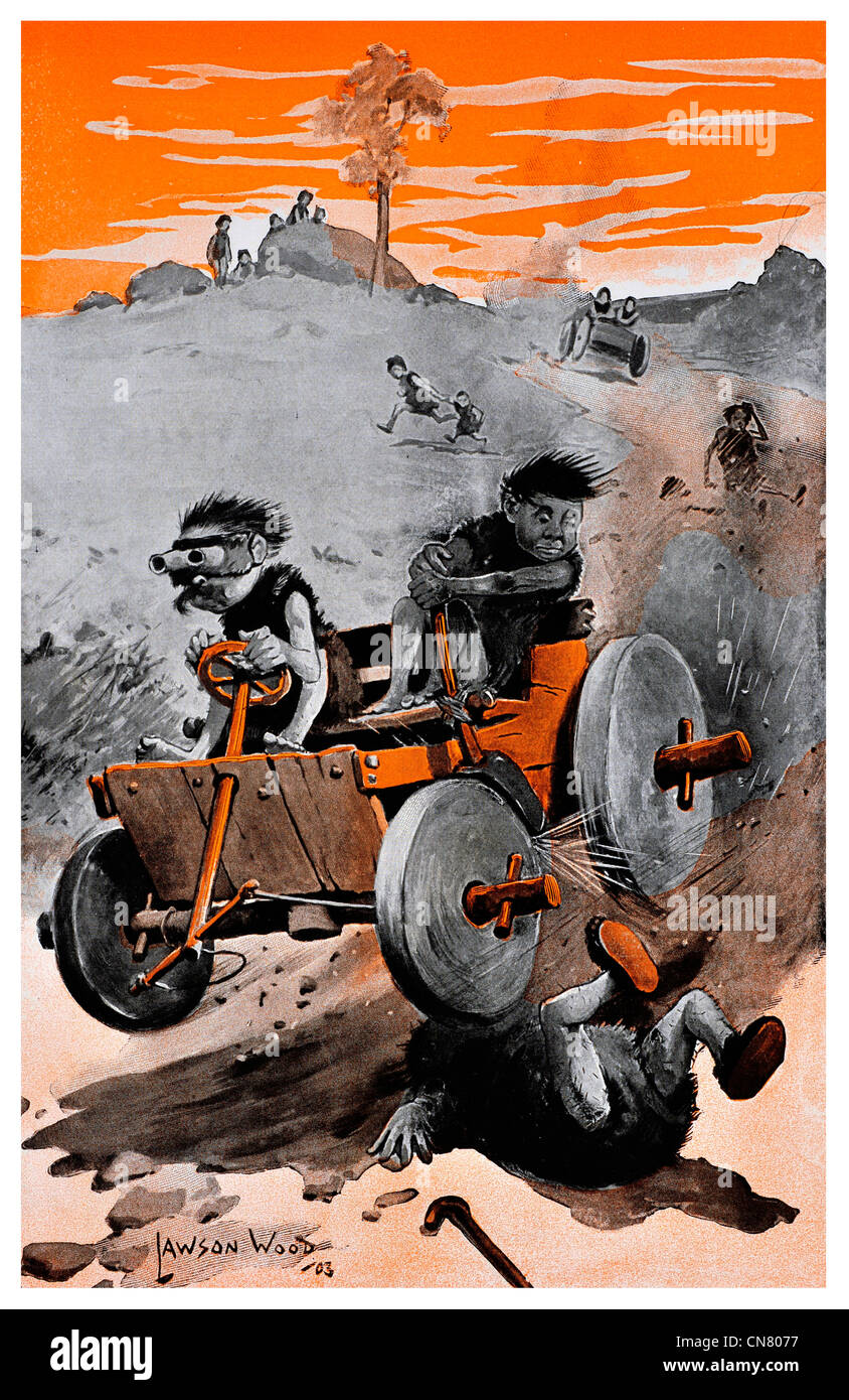 Caricature de Lawson wood peintre, illustrateur et dessinateur ...