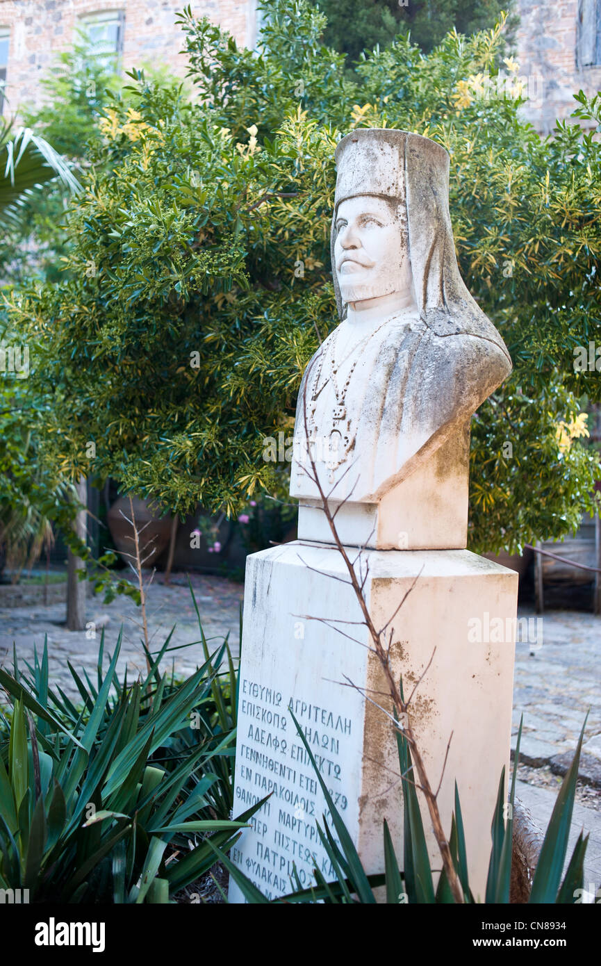 Grèce, du nord-est de l'îles de la mer Égée, l'île de Lesbos, Agios ...