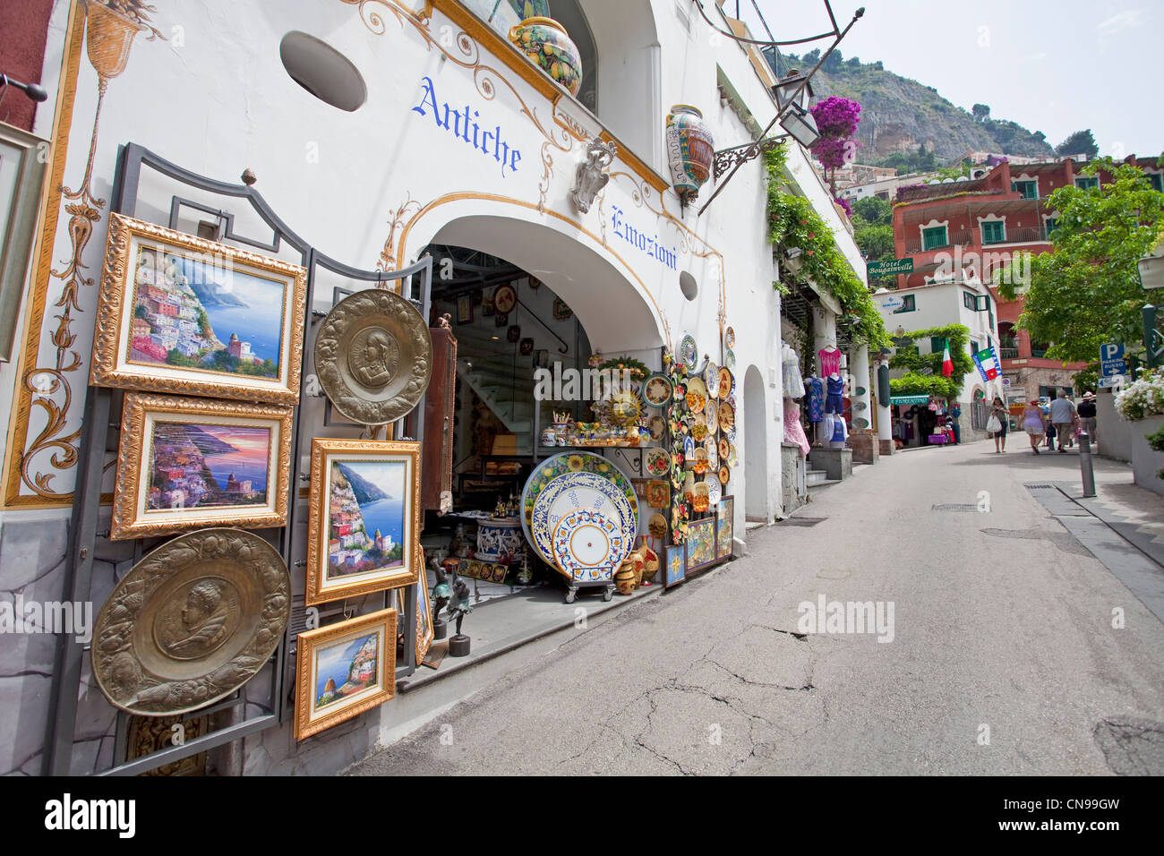 Boutique de souvenirs positano Banque de photographies et d’images à ...