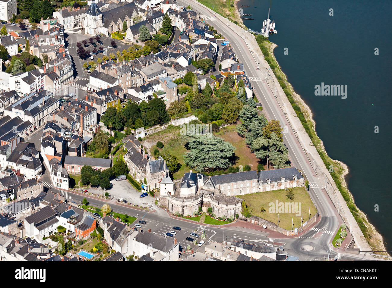 France, Loire-Atlantique, Ancenis, le château d'Ancenis (Photographie ...