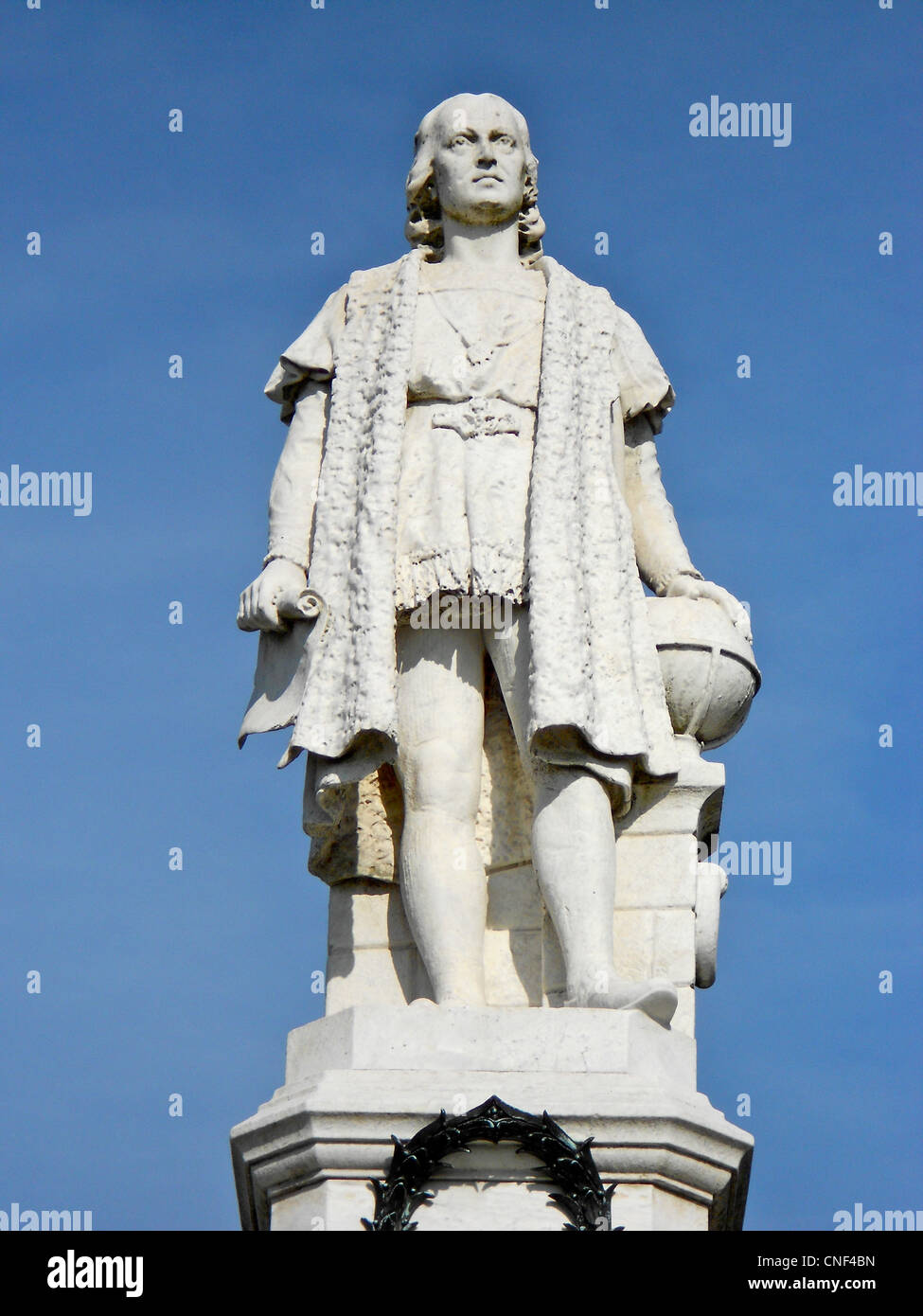 Statue of christopher colombo columbus in druid hill park Banque de ...