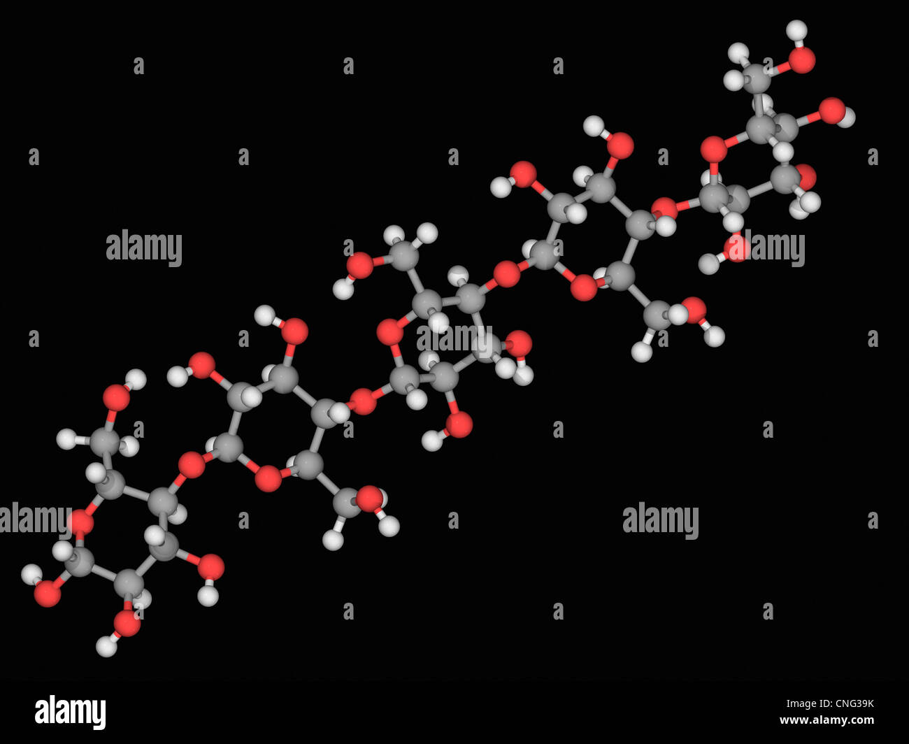 La molécule de cellulose Photo Stock - Alamy