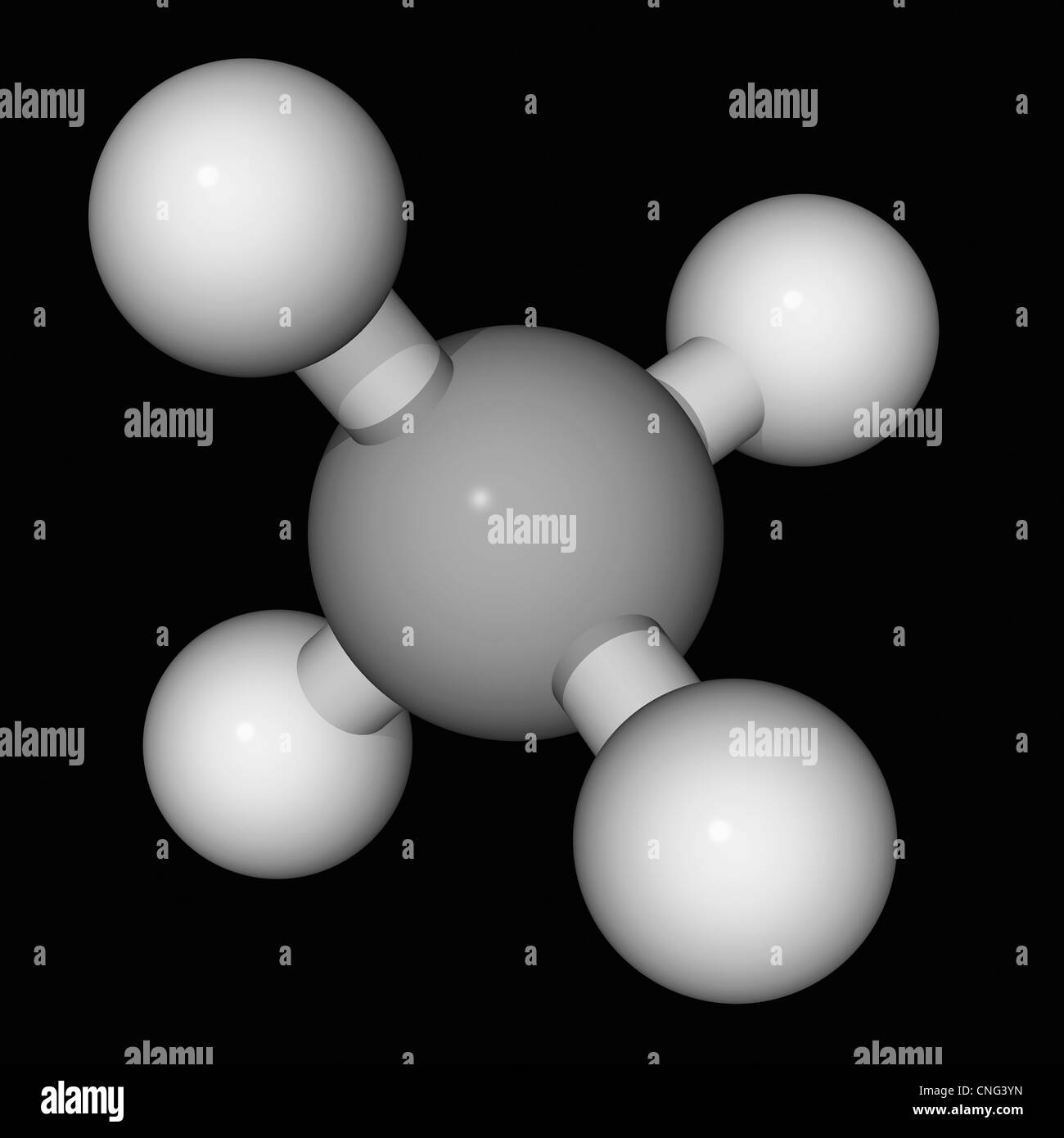 Methane molecule Banque de photographies et d’images à haute résolution ...