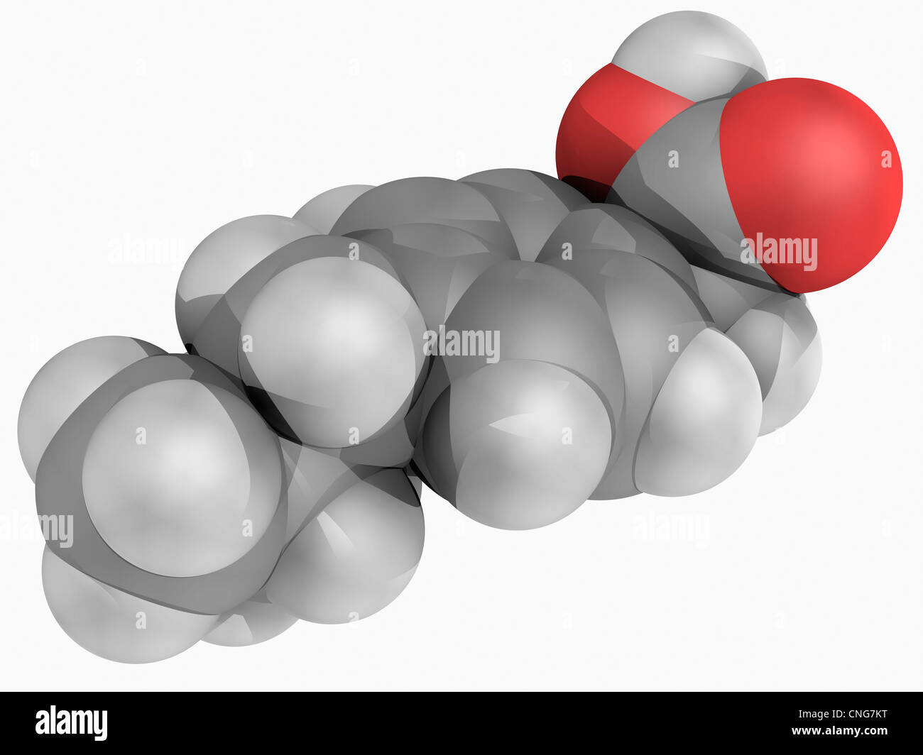 Ibuprofen Molecular Model Drug Ibuprofen Banque d'image et photos - Alamy