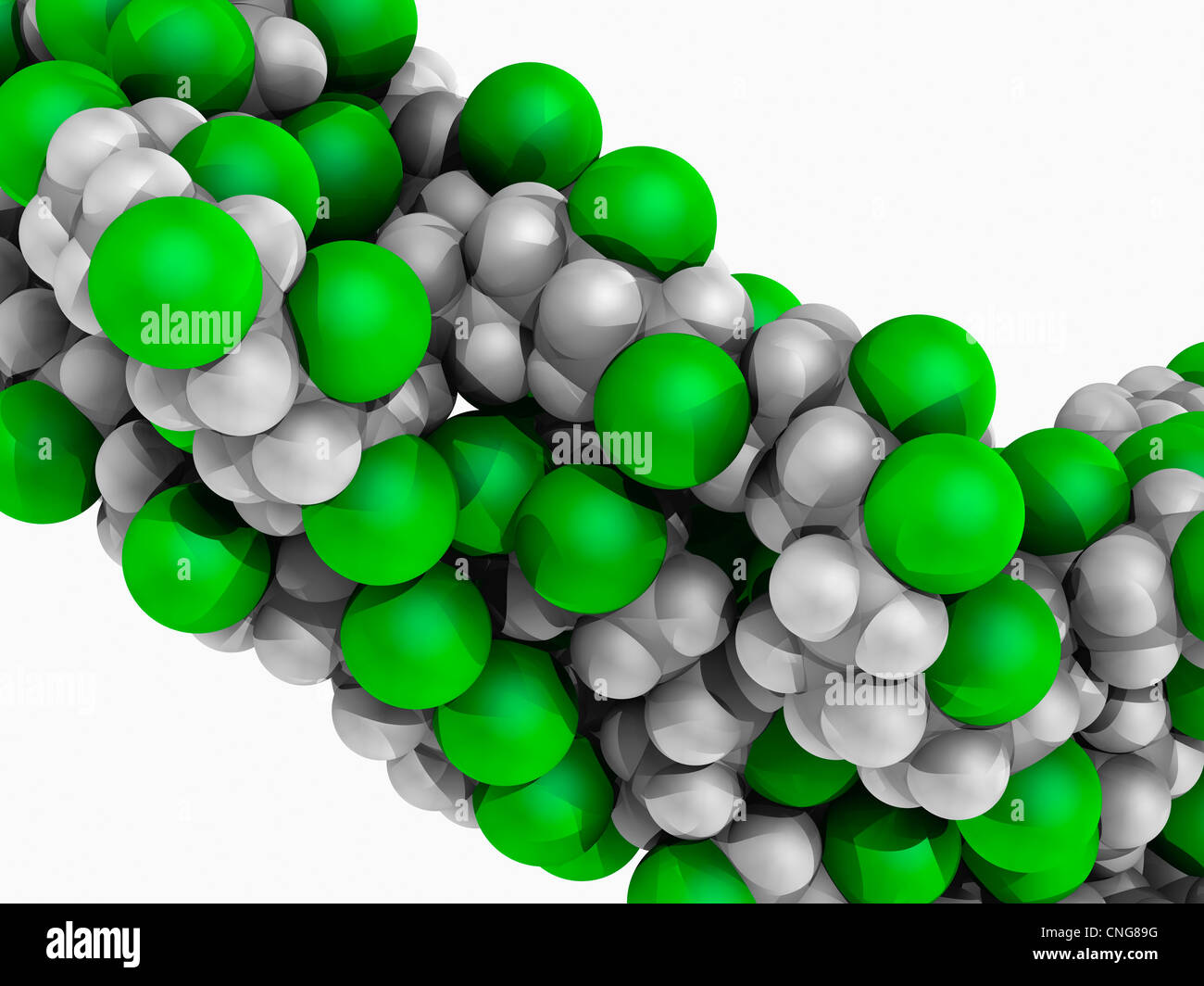 Polyvinyl chloride pvc molecule Banque de photographies et d’images à ...