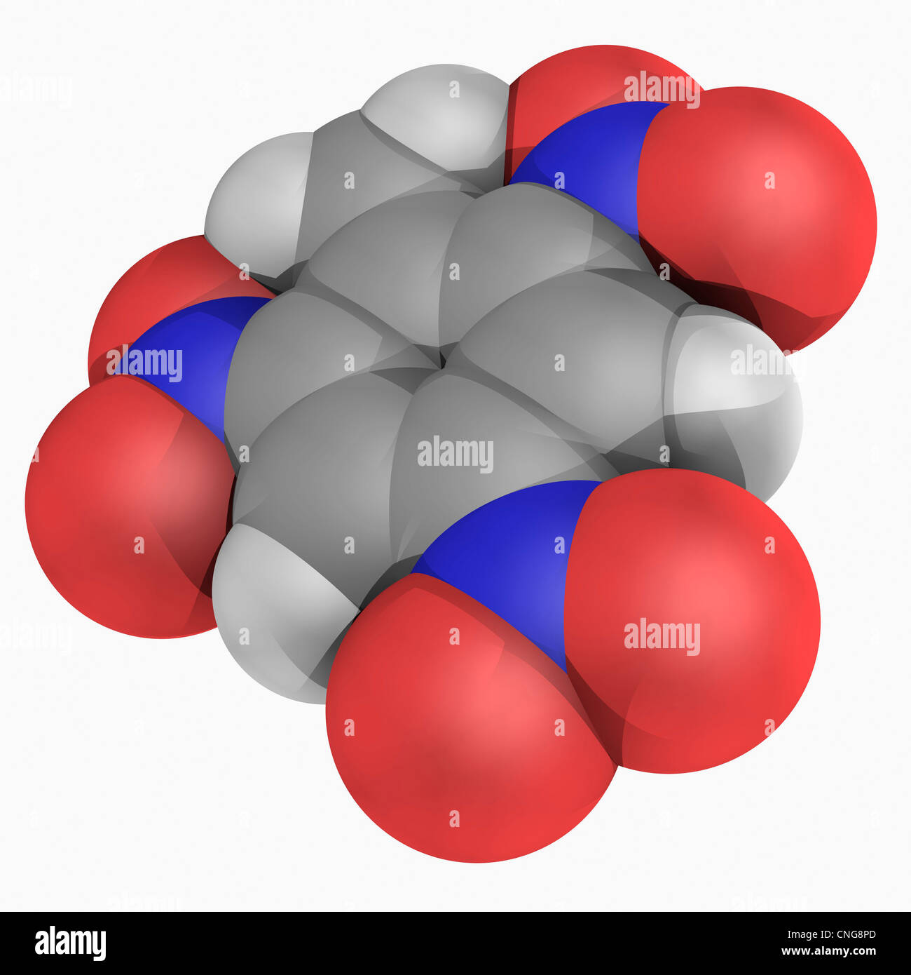 Trinitrotoluene tnt explosive molecule Banque de photographies et d ...