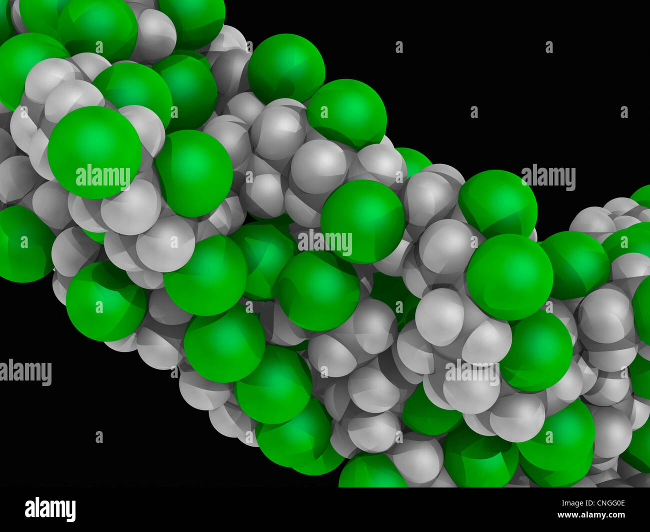 Polyvinyl chloride pvc molecule Banque de photographies et d’images à ...