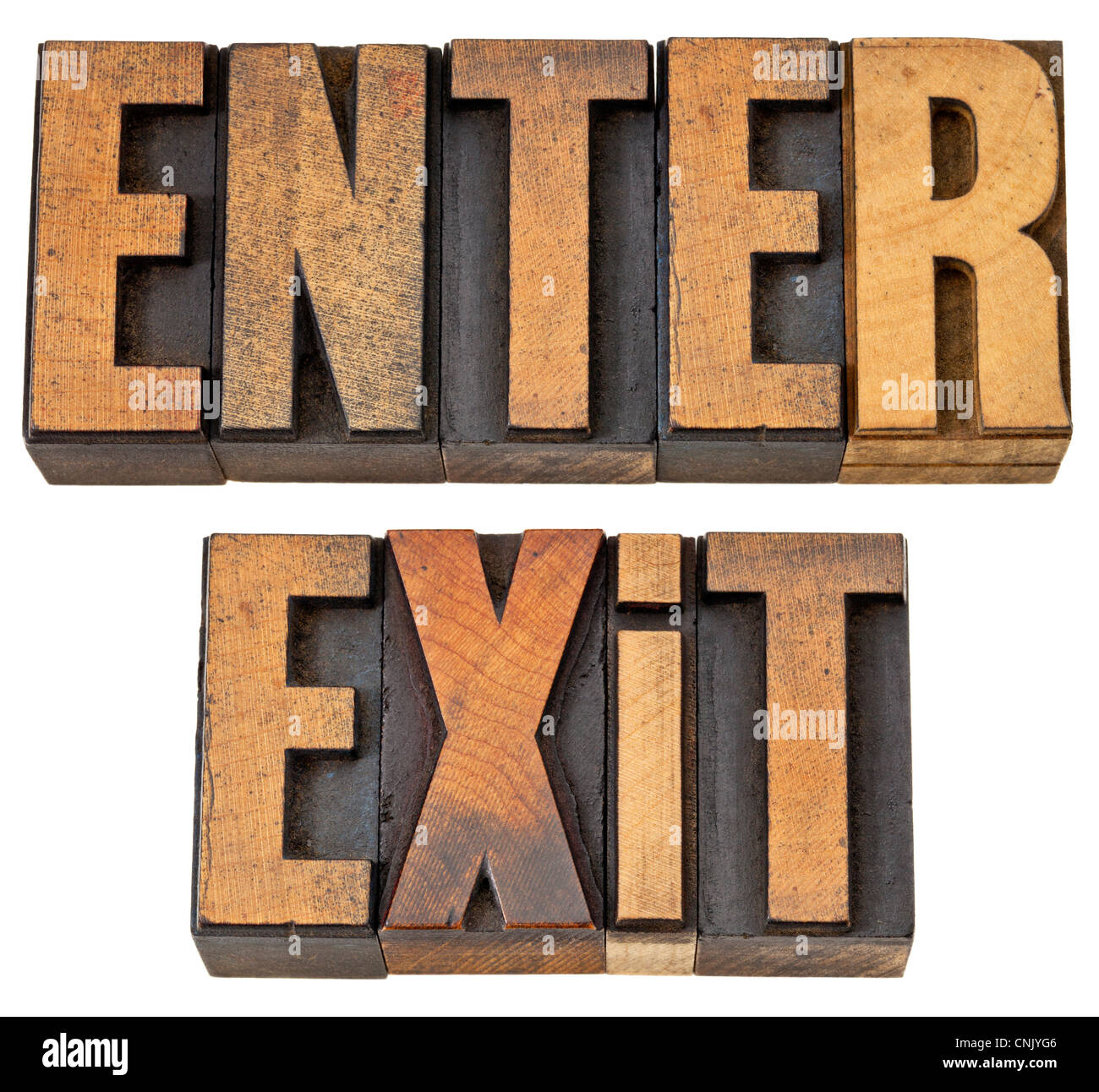 Entrer sortir Banque de photographies et d’images à haute résolution ...