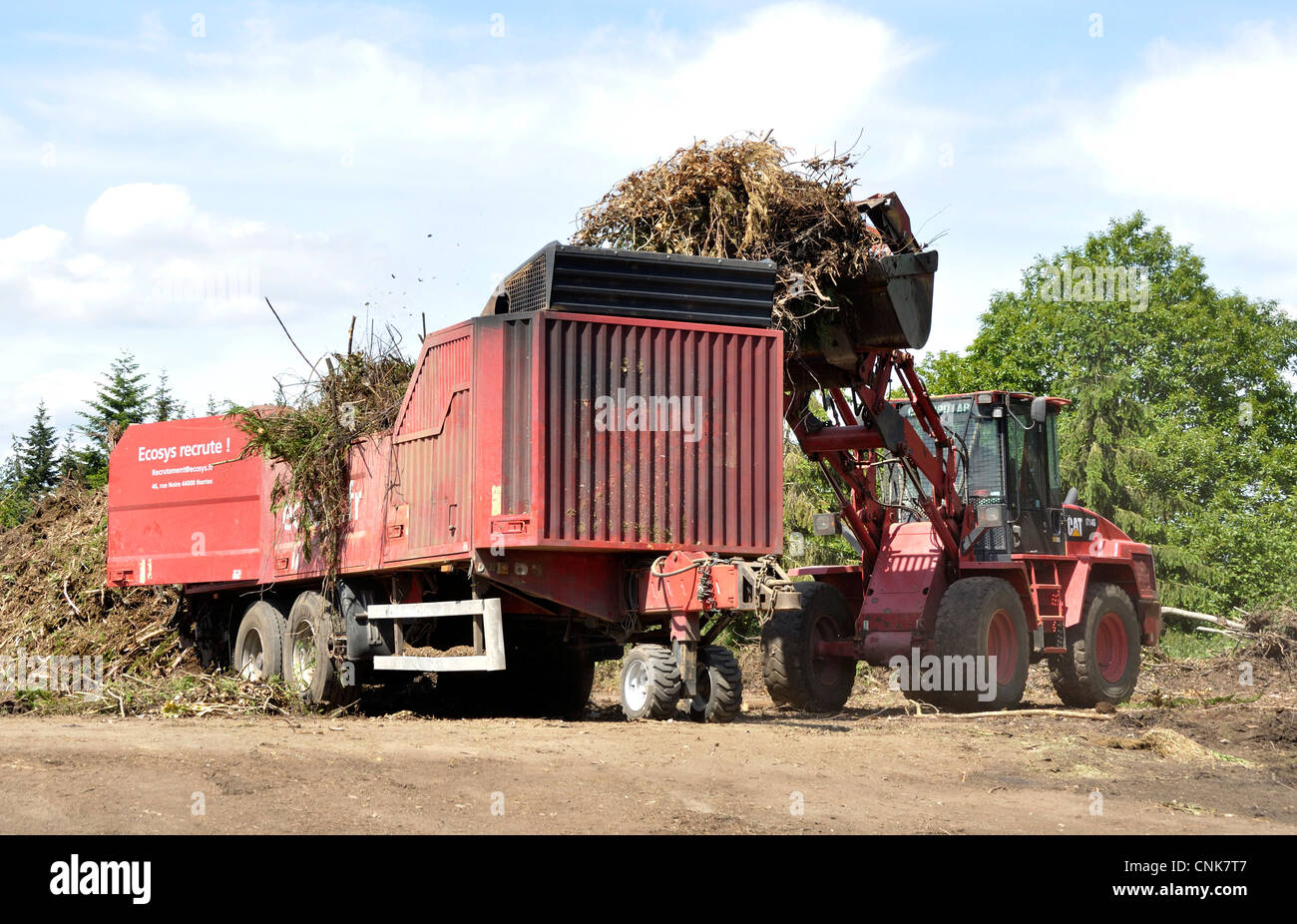 Machine compost grinding plants Banque de photographies et d’images à ...