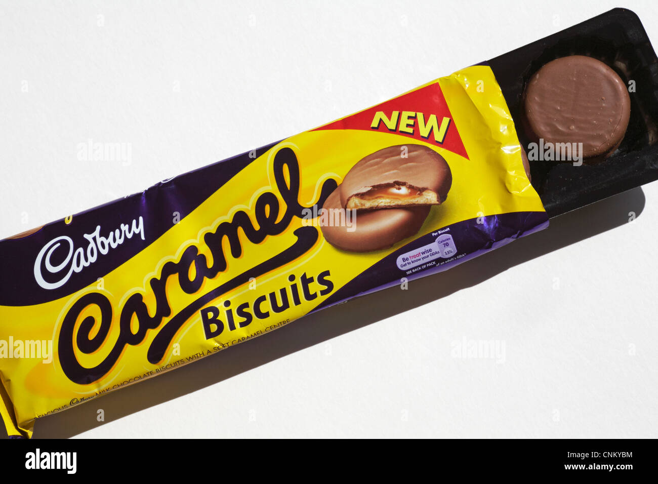 Packet Of Caramel Biscuits Banque d'image et photos - Alamy