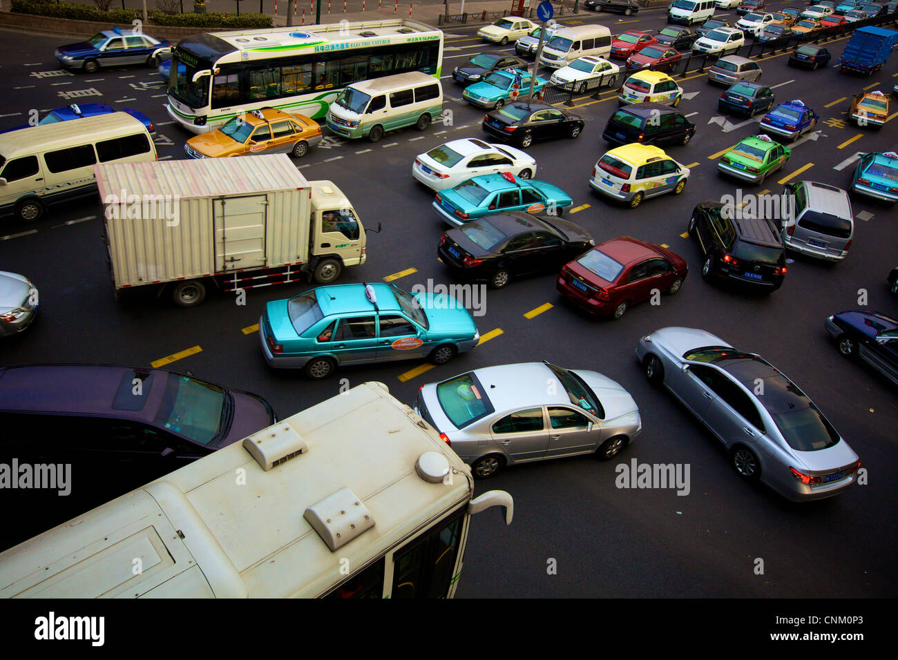 Embouteillage de shanghai Banque de photographies et d’images à haute ...
