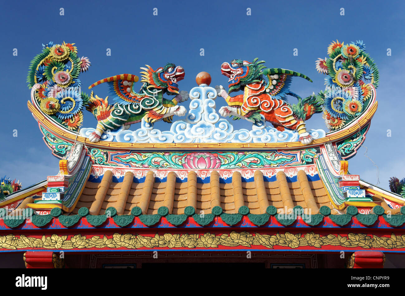 Architecture de toit chinois Banque de photographies et d’images à ...