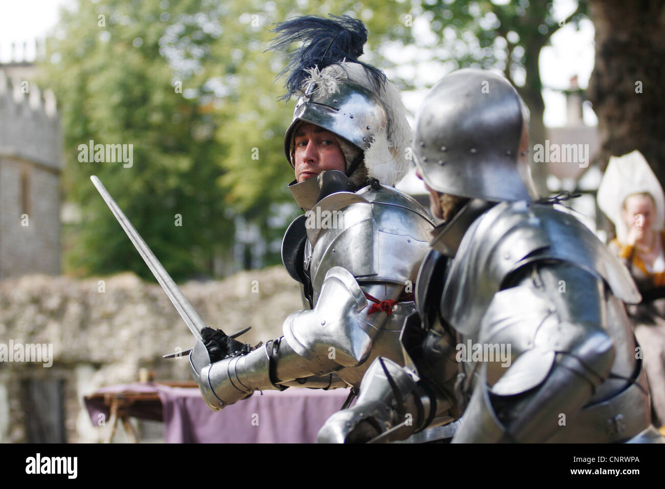 Chevaliers duel Banque de photographies et d’images à haute résolution ...