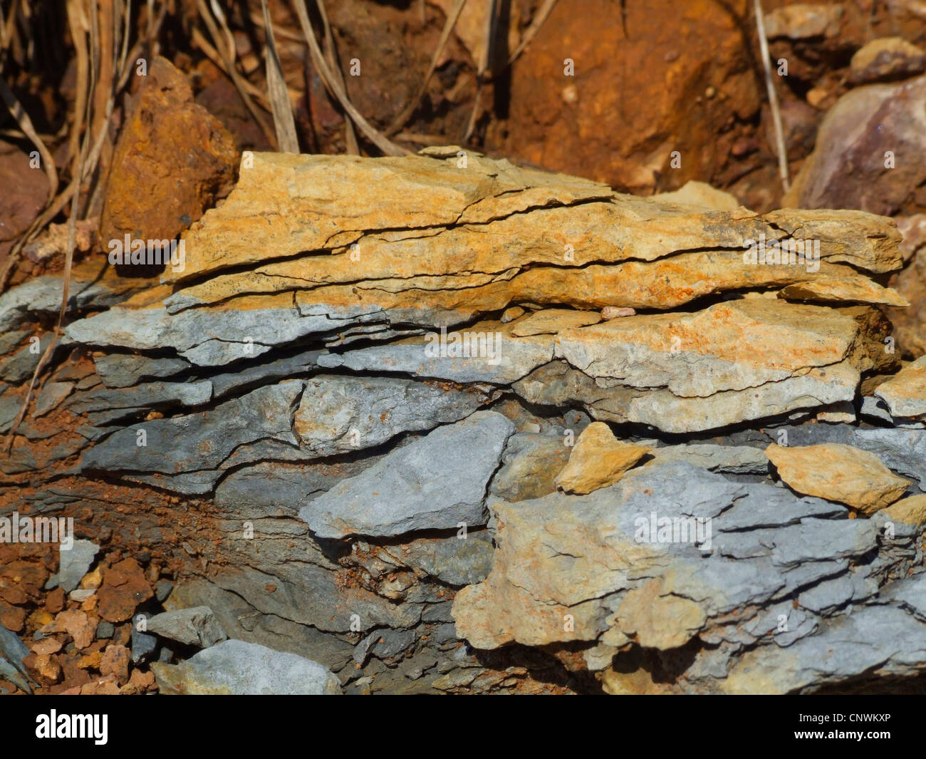 Murs de schiste Banque de photographies et d’images à haute résolution ...