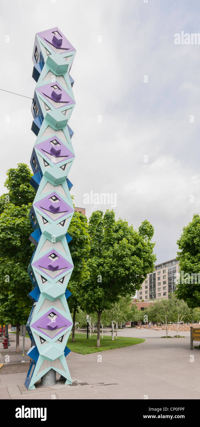 Totem de tiki moderne goofy Banque de photographies et d’images à haute ...