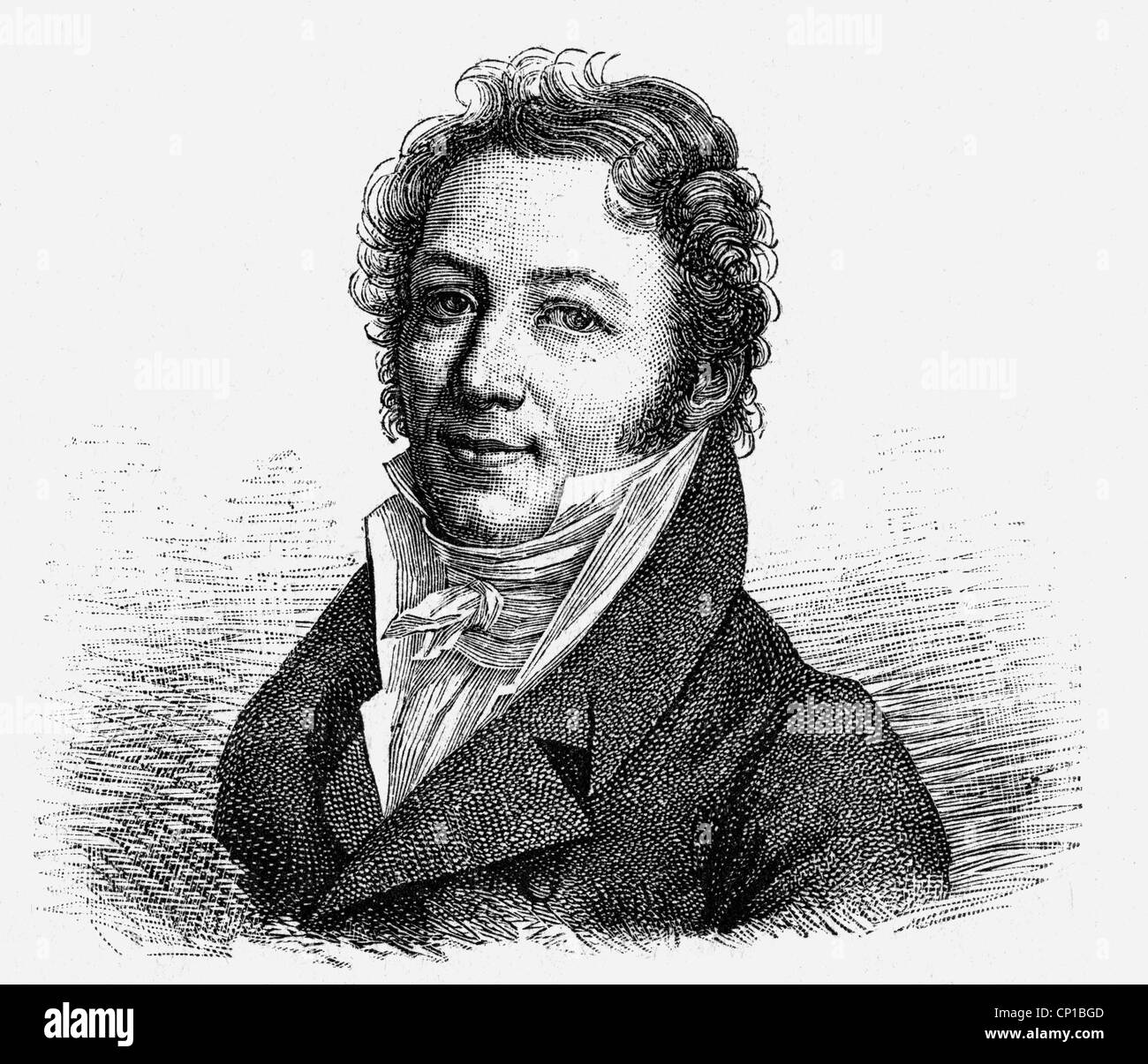 French egyptologist Banque d'images noir et blanc - Alamy