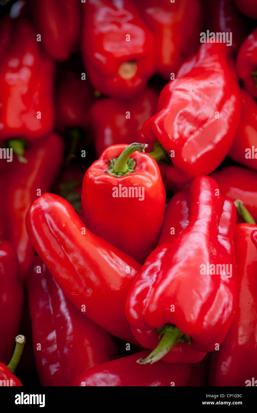 Poivrons rouges Banque de photographies et d’images à haute résolution ...