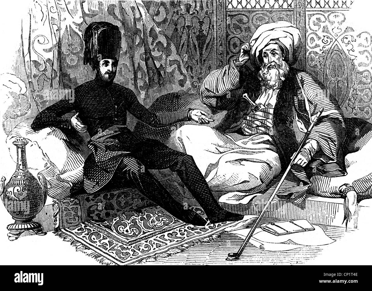 Sultan abdul majid Banque d'images noir et blanc - Alamy