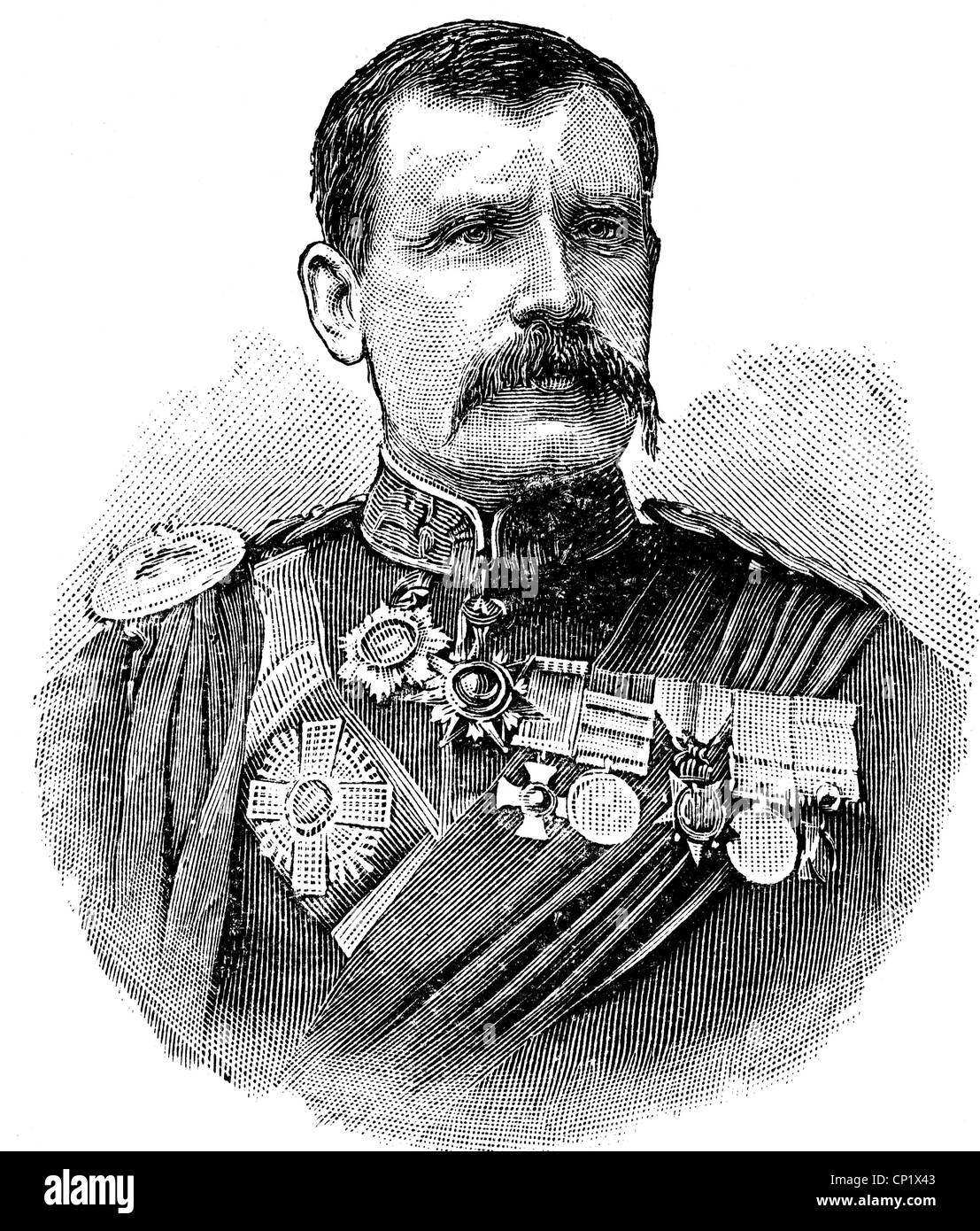 Distinguished service order Banque d'images noir et blanc - Alamy