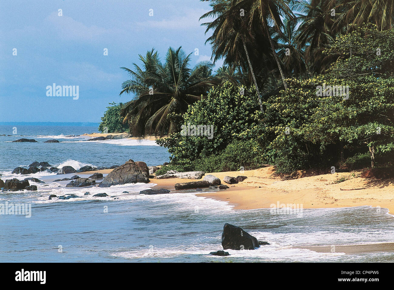 Cameroun - Région du Sud - Plus de Kribi, la plage Photo Stock - Alamy