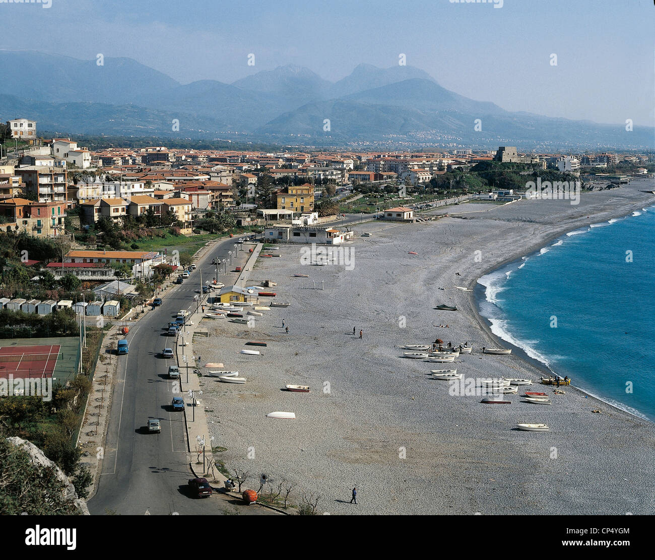 Calabre - Scalea (Cs), la plage Photo Stock - Alamy
