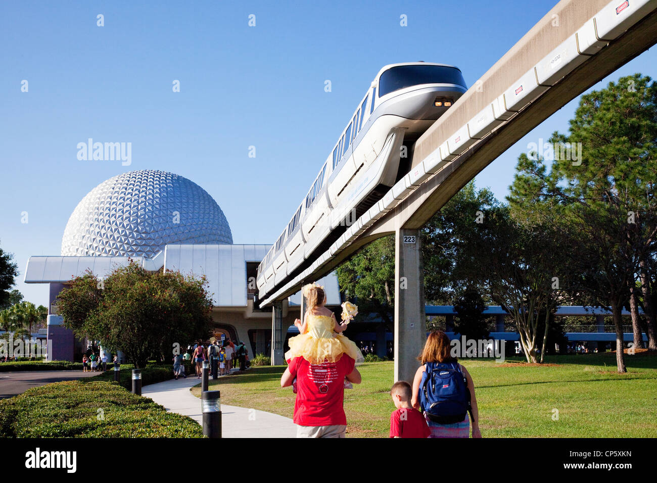 Monorail Epcot Disneys Banque d'image et photos - Alamy