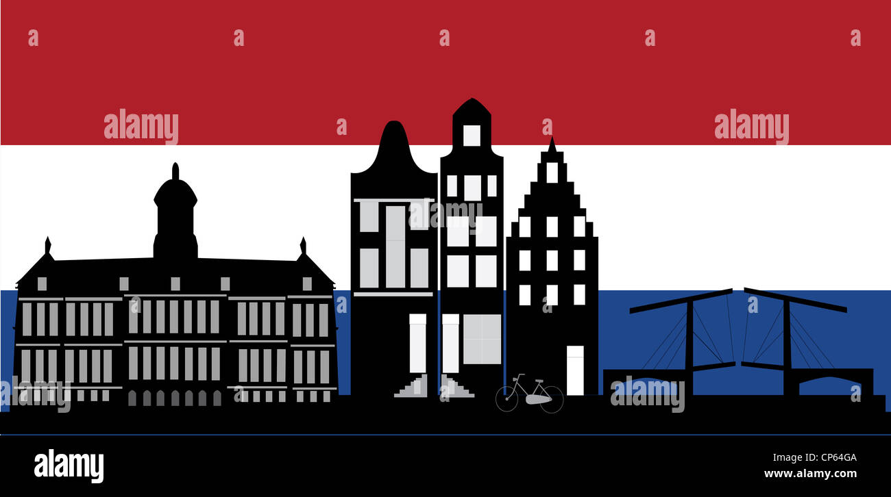 Amsterdam flag Banque de photographies et d’images à haute résolution ...