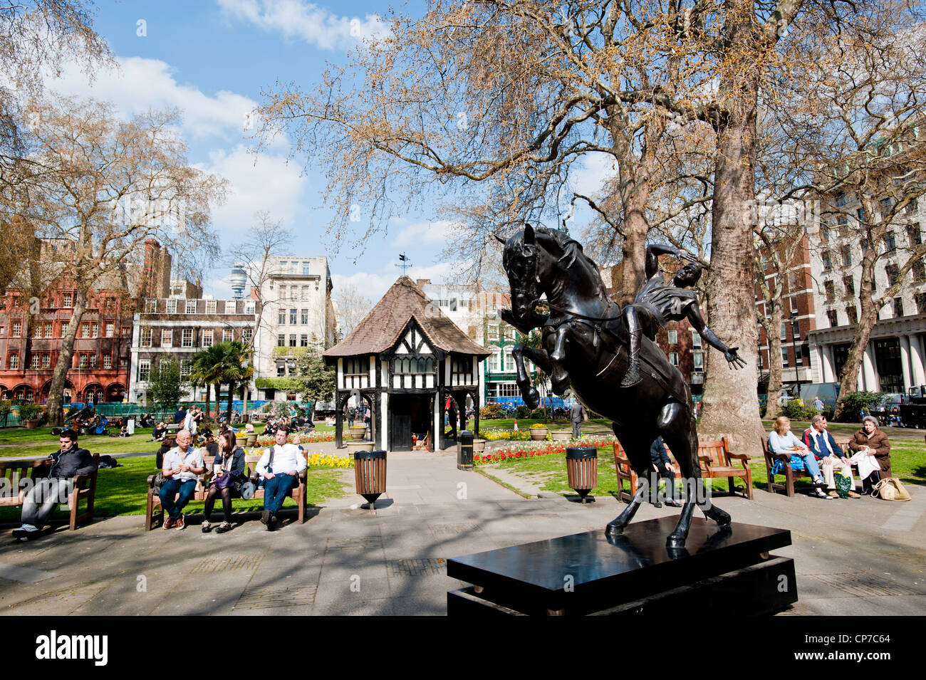 Soho Square London Gardens Banque d'image et photos - Alamy
