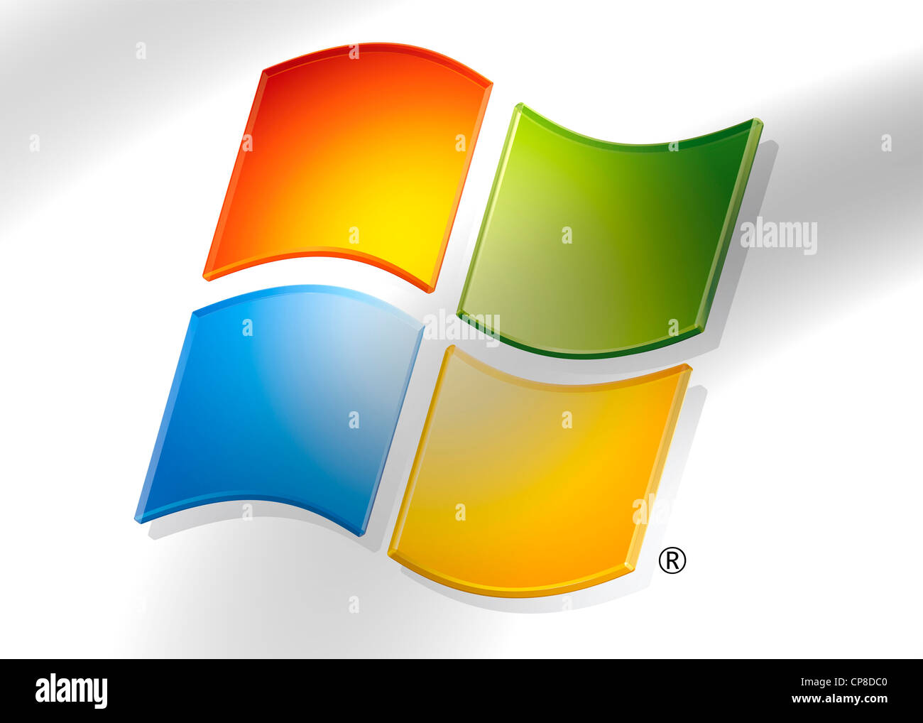 L'emblème du drapeau du logo Windows icône symbole Photo Stock - Alamy